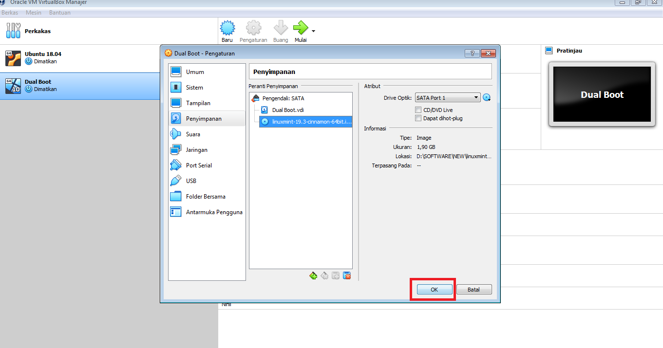Secure boot virtualbox
